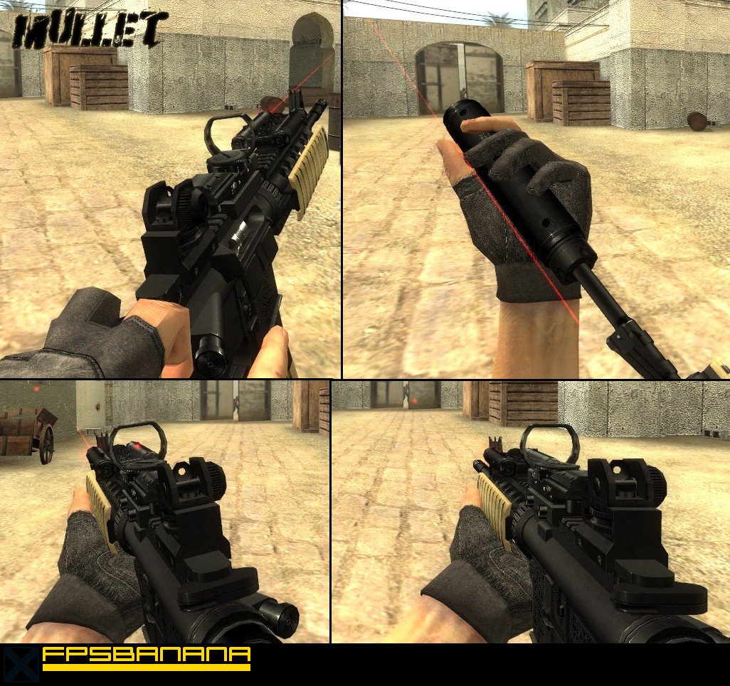 PMC Tan M4 Mod for Counter-Strike: Source | CS:S Mods