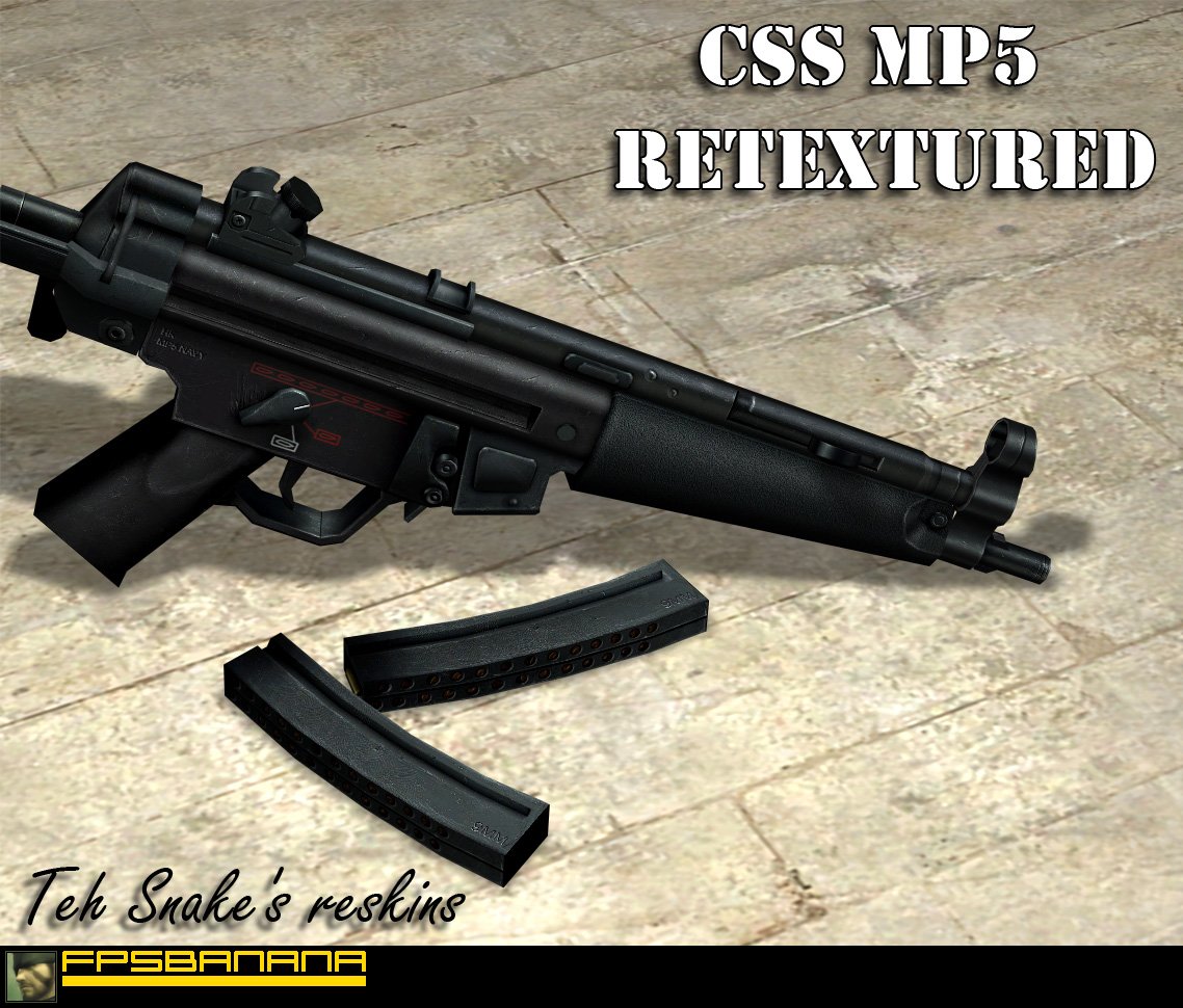 mp5 retextured Mod for Counter-Strike: Source | CS:S Mods