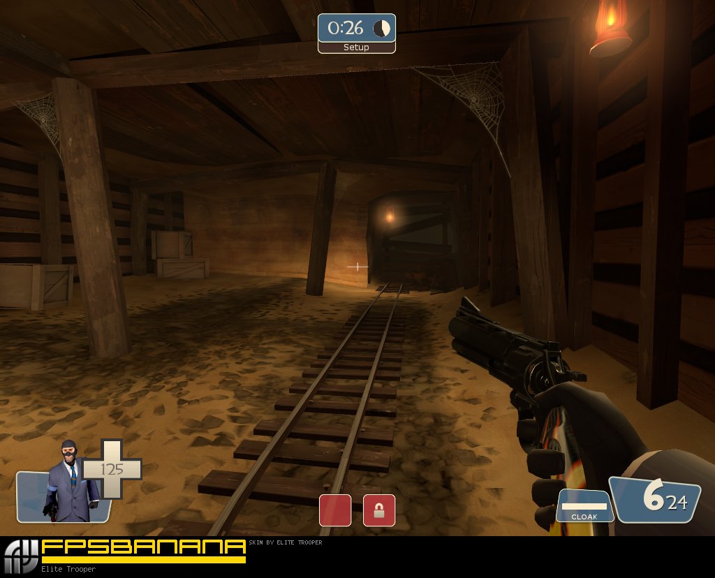 Slick Flame Revolver Skin Mod for Team Fortress 2 | TF2 Mods