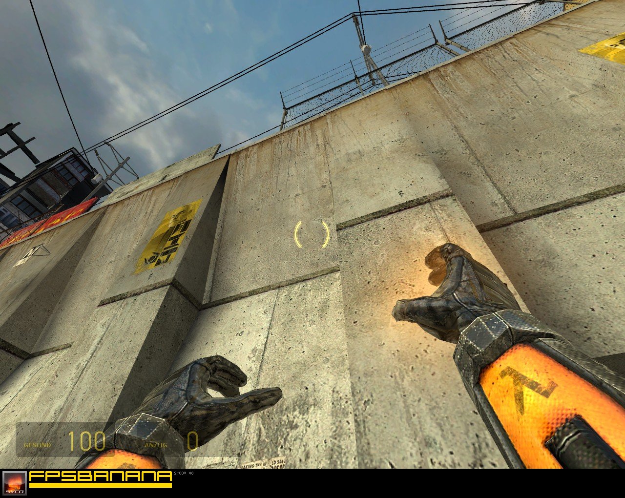 Bright Orange Glow Gloves [Half-Life 2] [Mods]