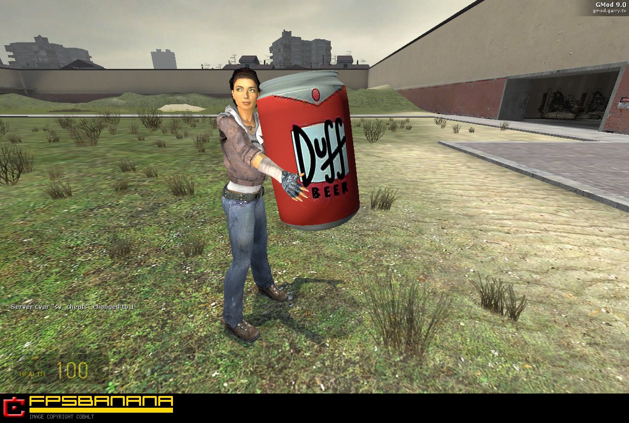 Large Duff Beer Can Gmod Prop! Mod for Garry's Mod | GMod Mods