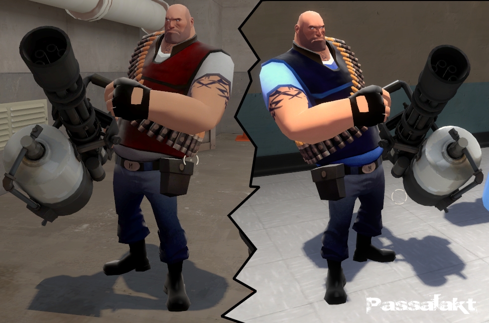 Tattooed Heavy Mod for Team Fortress 2 | TF2 Mods