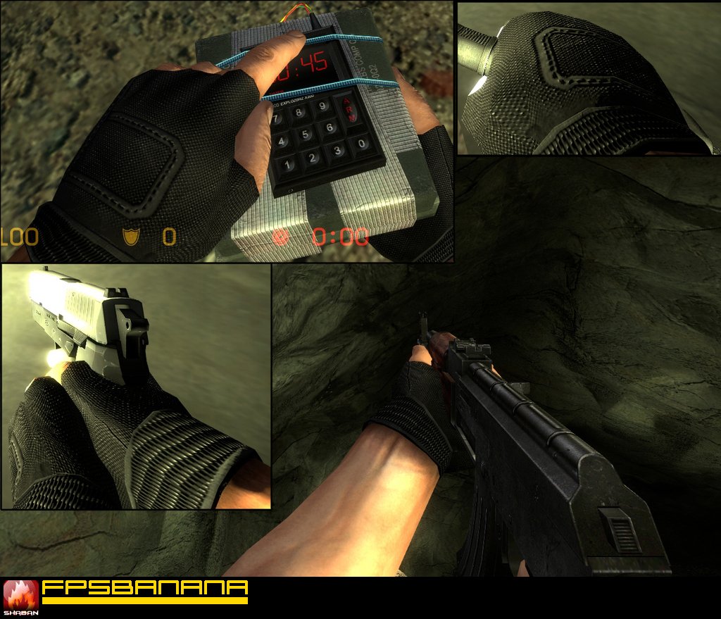 Stoke's Glove V.2 w/ Robert' arms UPDATE [Counter-Strike: Source] [Mods]