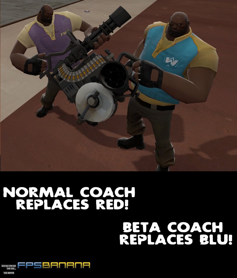 L4D 2 Coach V2! With Chocolate Bar and Shotgun! [Team Fortress 2] [Mods]