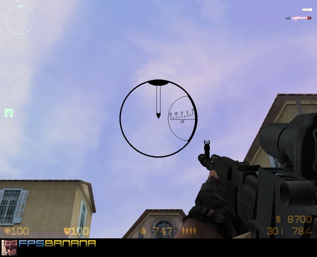 AKSN-74+1p29 scope [Counter-Strike: Condition Zero] [Mods]