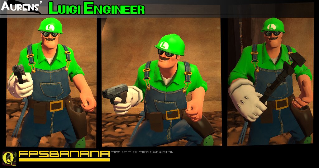 Aurens' Luigi Engineer V1.1.2 Mod for Team Fortress 2 | TF2 Mods
