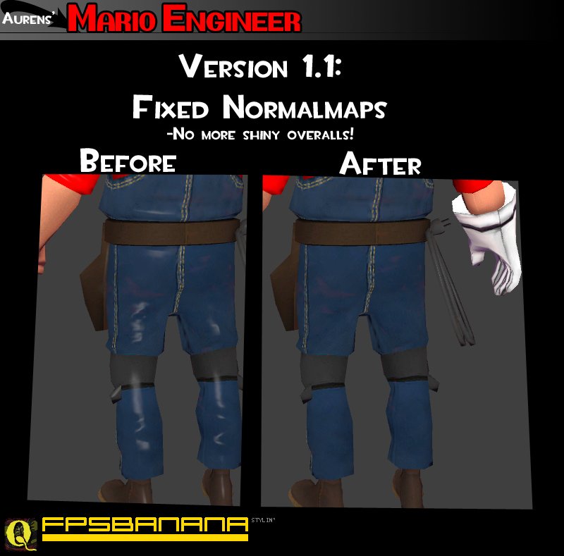 Aurens' Mario Engineer v1.1.2 Mod for Team Fortress 2 | TF2 Mods