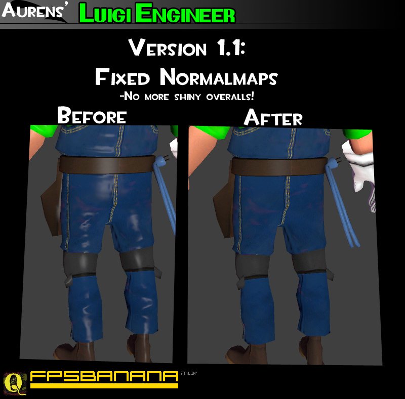 Aurens' Luigi Engineer V1.1.2 Mod for Team Fortress 2 | TF2 Mods