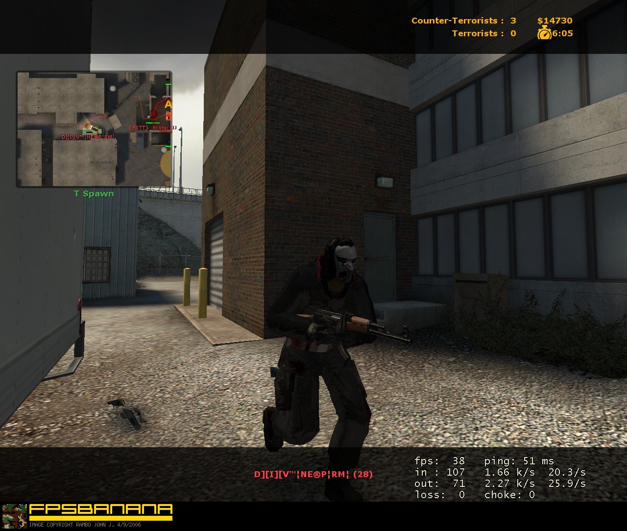 Mick Thompson Rambo's Version [Counter-Strike: Source] [Mods]