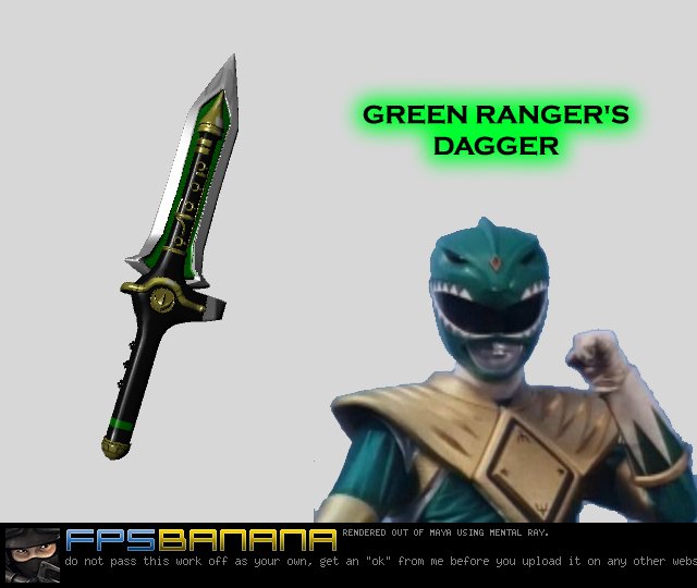 MMPR Green Rangers Dagger Mod for Counter-Strike: Source | CS:S Mods