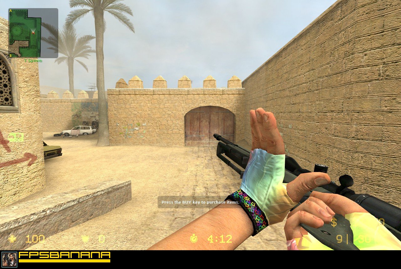 Colourful hand [Counter-Strike: Source] [Mods]