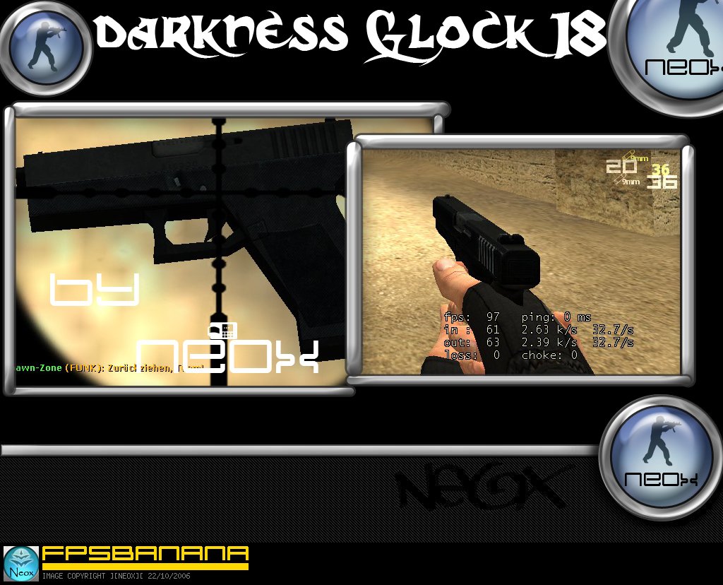 Darkness Glock 18 [Counter-Strike: Source] [Mods]