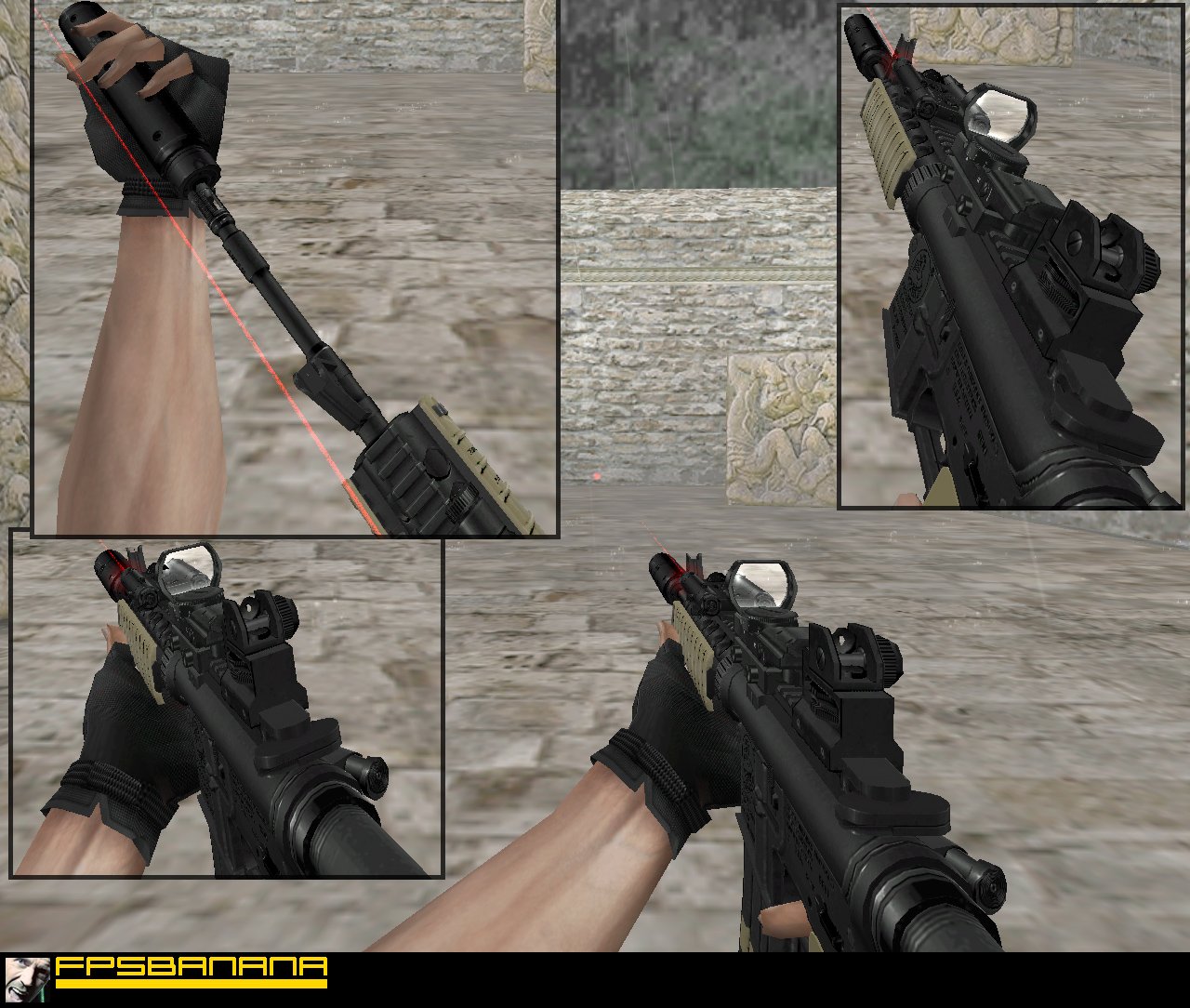 PMC Tan M4* [Counter-Strike: Condition Zero] [Mods]