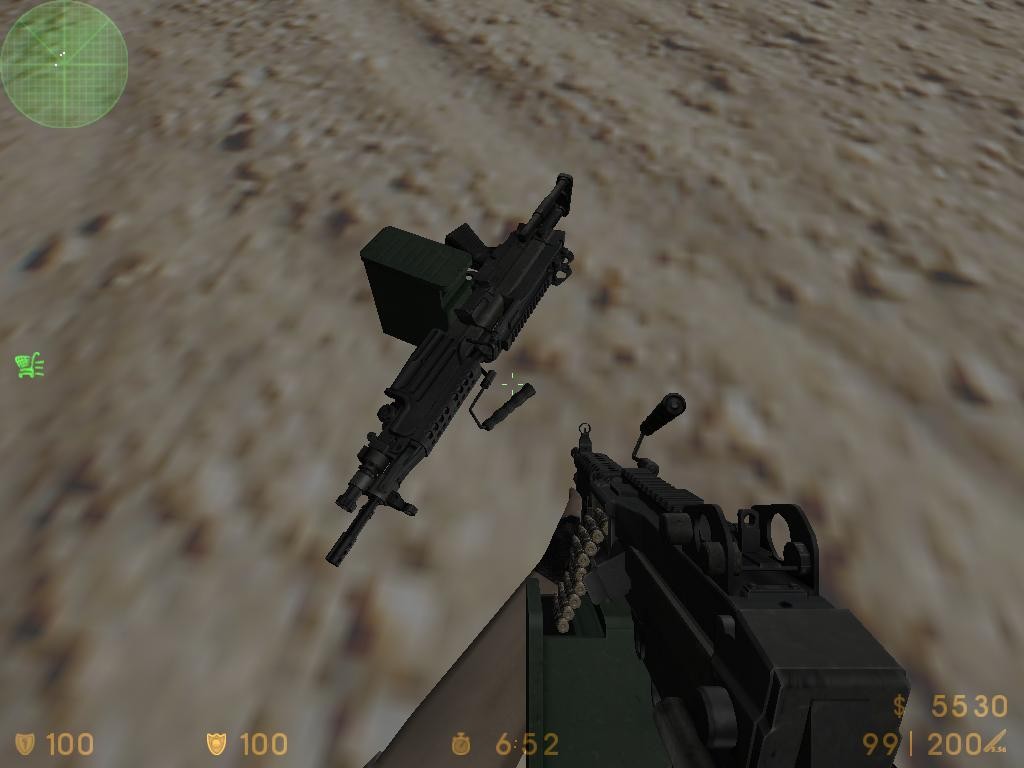 FN M249 on IIopn MW2 anims Mod for Counter-Strike 1.6 | CS1.6 Mods