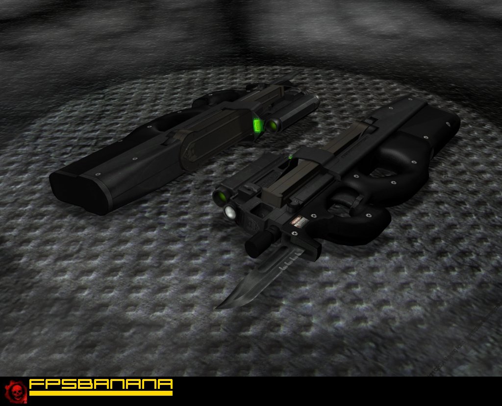 DarkElfa Wooden P90 MK II [Counter-Strike: Condition Zero] [Mods]