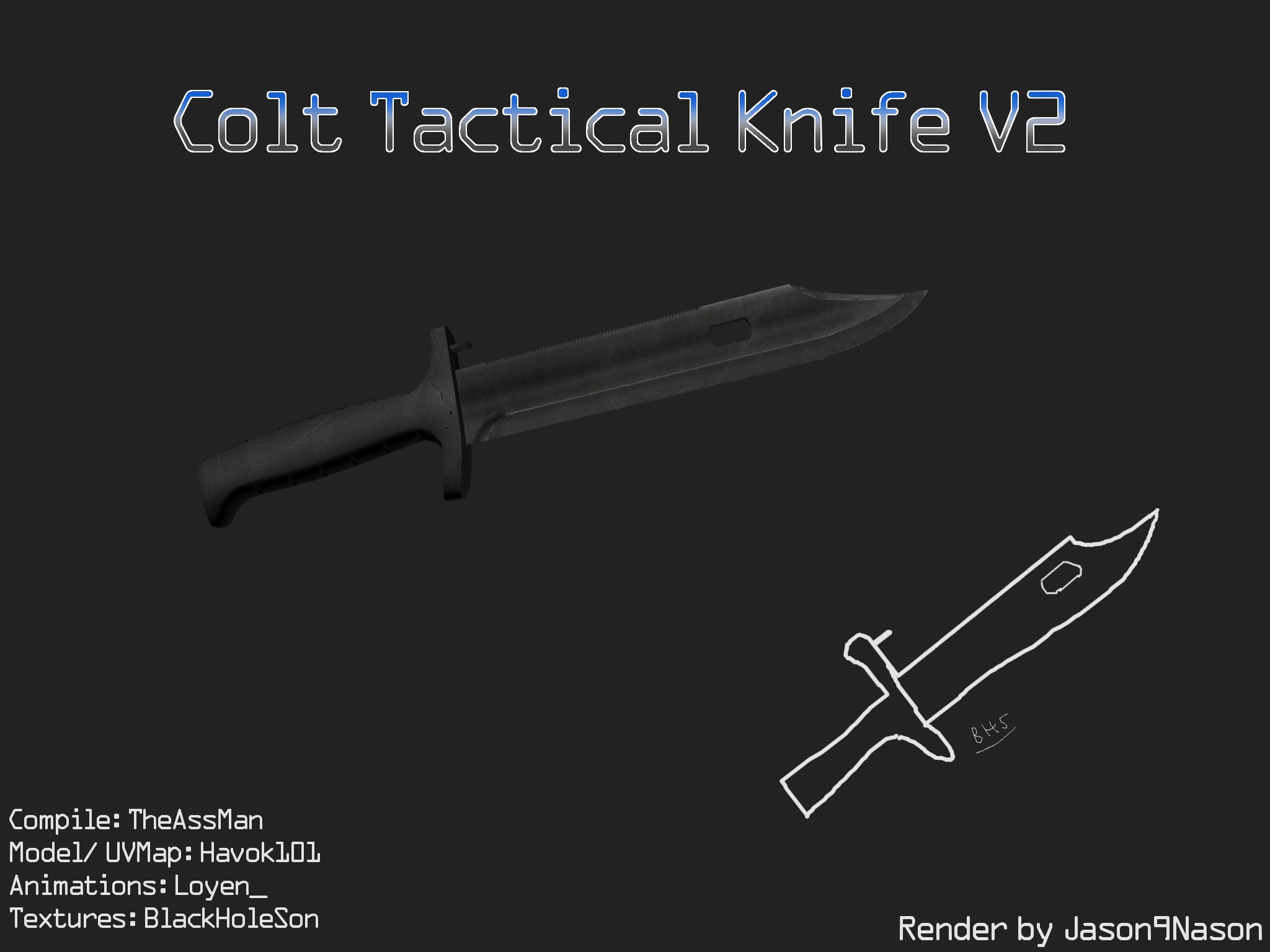 Colt tactical knife V2 [Counter-Strike: Source] [Mods]