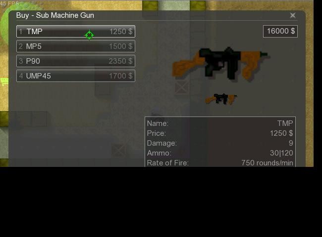 TMP Replacement: .45 Tommy Gun v1.0 Mod for CS2D | CS2D Mods