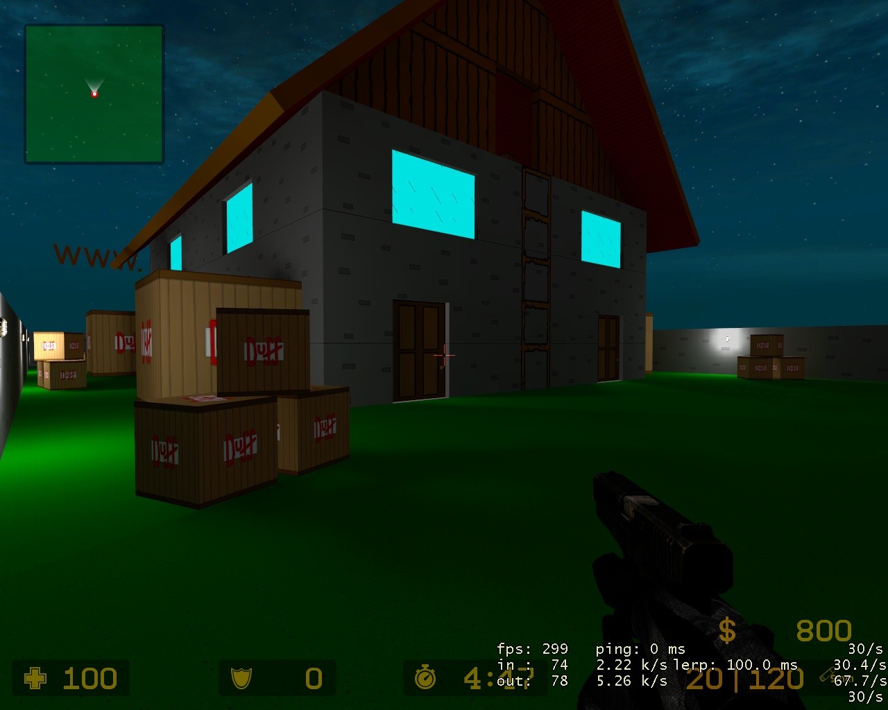gg_simpsons_house_night_v2 [Counter-Strike: Source] [Mods]