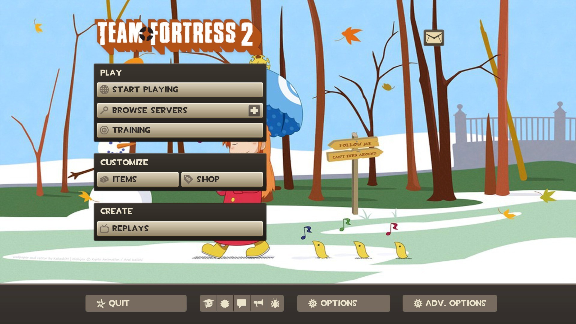 Nichijou GUI [Team Fortress 2] [Mods]