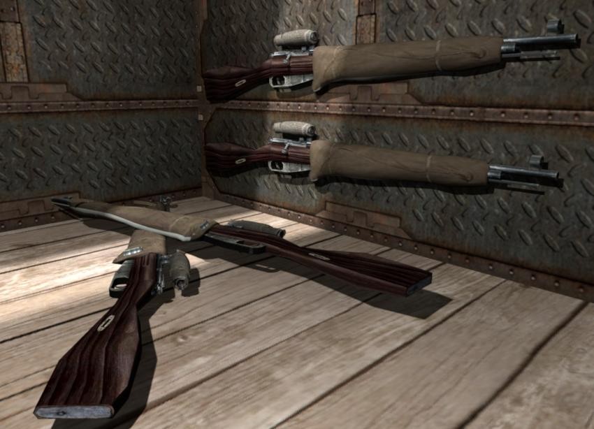 Steel Mosin Nagant [Call of Duty 2 ] [Mods]