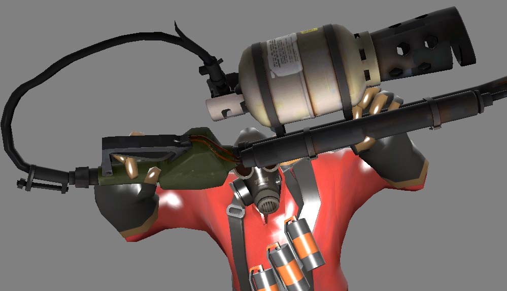 Light Green Flamethrower/Backburner Mod for Team Fortress 2 | TF2 Mods