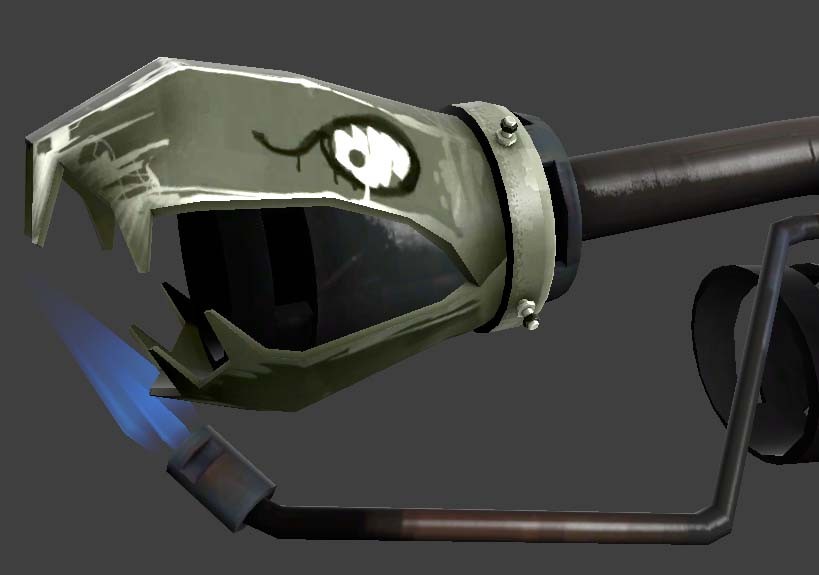 Light Green Flamethrower/Backburner Mod for Team Fortress 2 | TF2 Mods