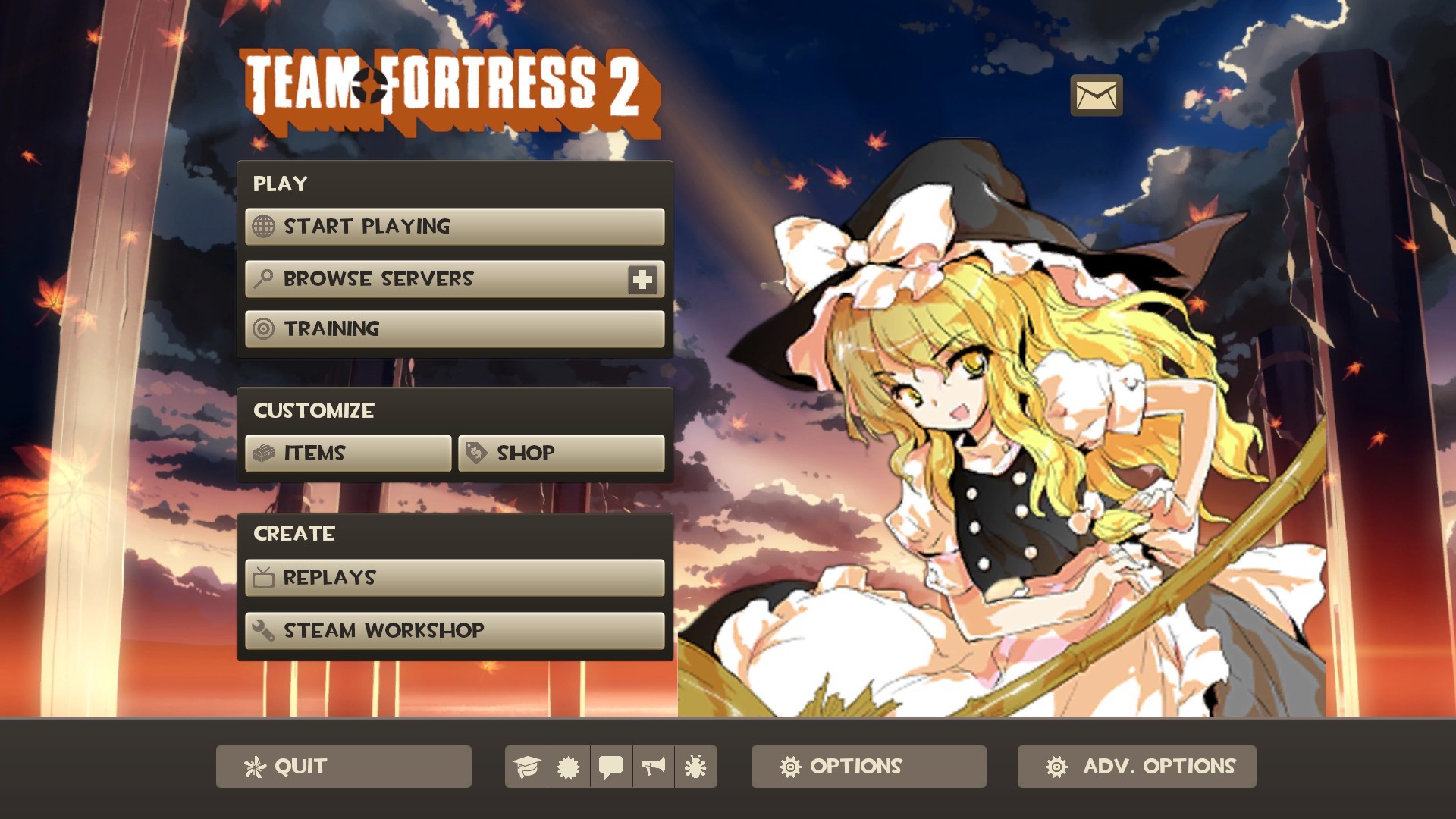 18 Touhou characters (wide) Mod for Team Fortress 2 | TF2 Mods