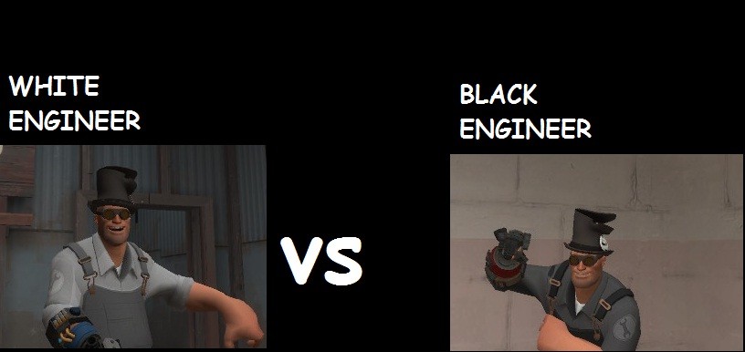 White Engineer VS Black Engineer Mod for Team Fortress 2 | TF2 Mods