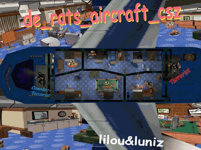 de_rats_aircraft_csz Mod for Counter-Strike 1.6 | CS1.6 Mods