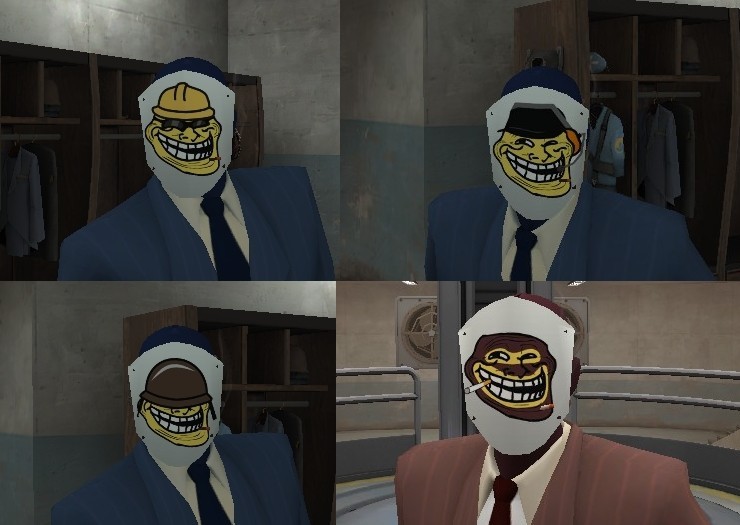 Troll Fortress 2 spy masks [Team Fortress 2] [Mods]