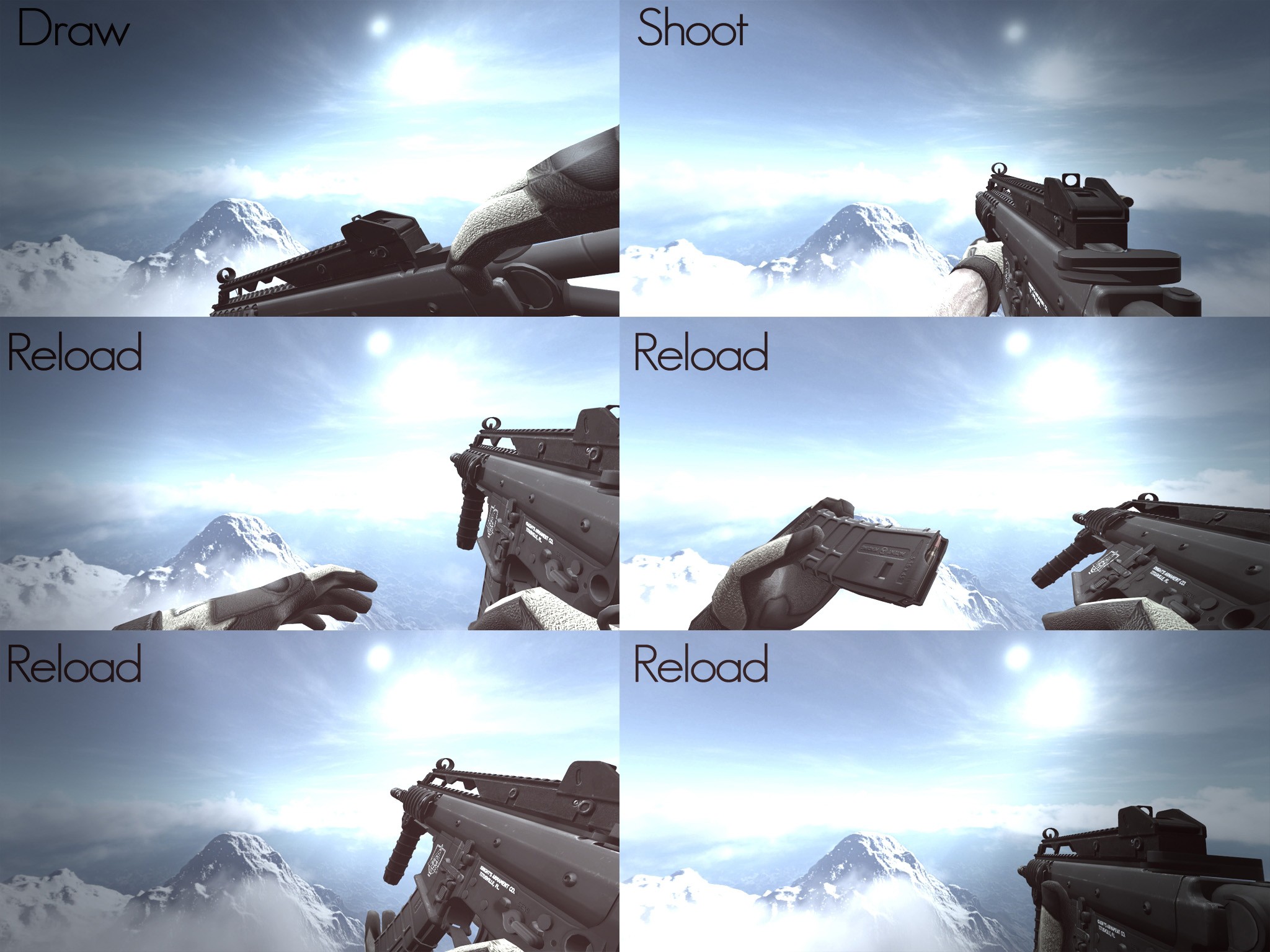 Advanced Knight's Armament Company PDW Mod for Counter-Strike: Source ...