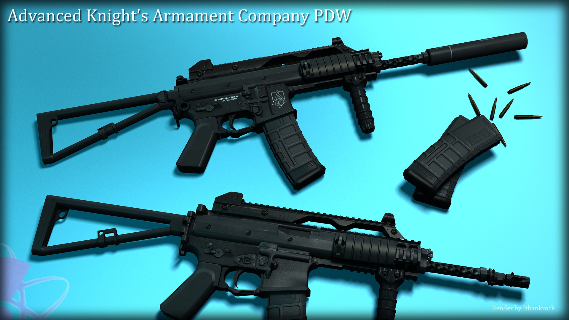 Advanced Knight's Armament Company PDW Mod for Counter-Strike: Source ...