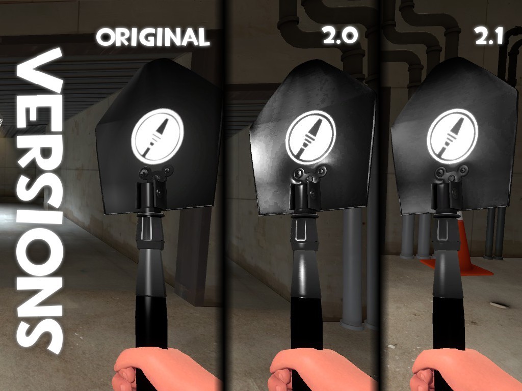 Veteren Soldier's Shovel v2.1 Mod for Team Fortress 2 | TF2 Mods