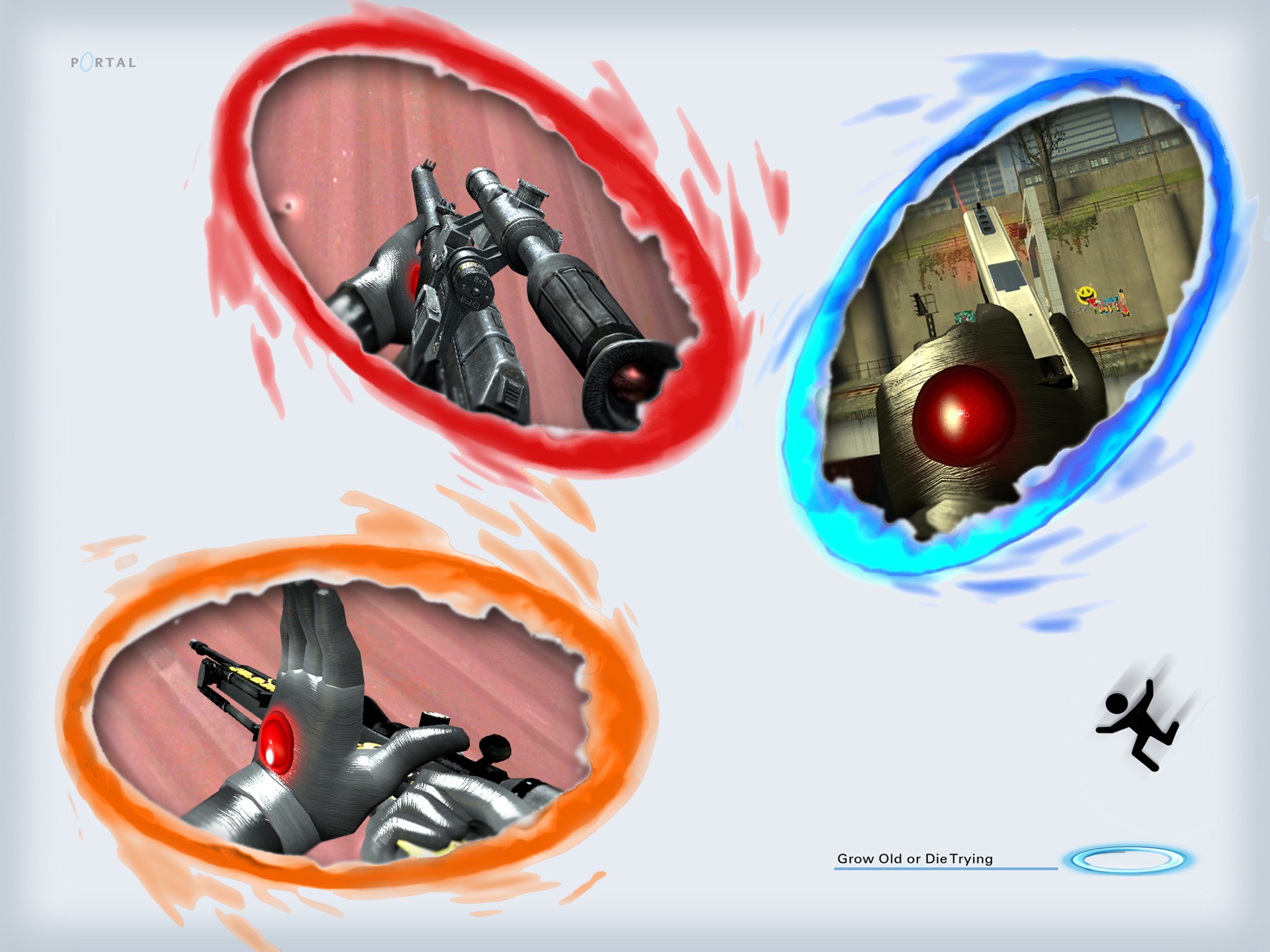 PORTAL HANDS V1 pack(Animated) Mod for Counter-Strike: Source | CS:S Mods