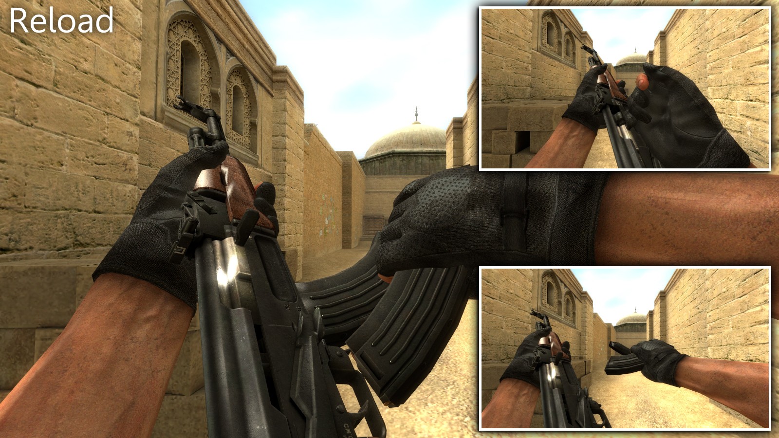 How do you go about animating weapon reload when you want player to ...