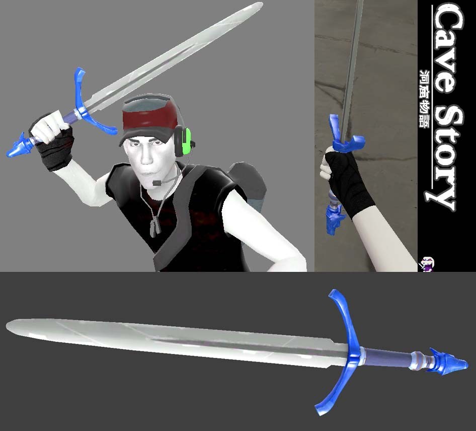 Quote-(ish) Scout and King's Sword [Team Fortress 2] [Mods]