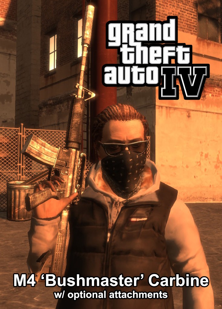 M4 Carbine Replacement Mod for Grand Theft Auto IV | GTA4 Mods