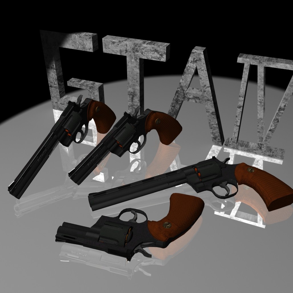 Python .357 pack beta Mod for Grand Theft Auto IV | GTA4 Mods