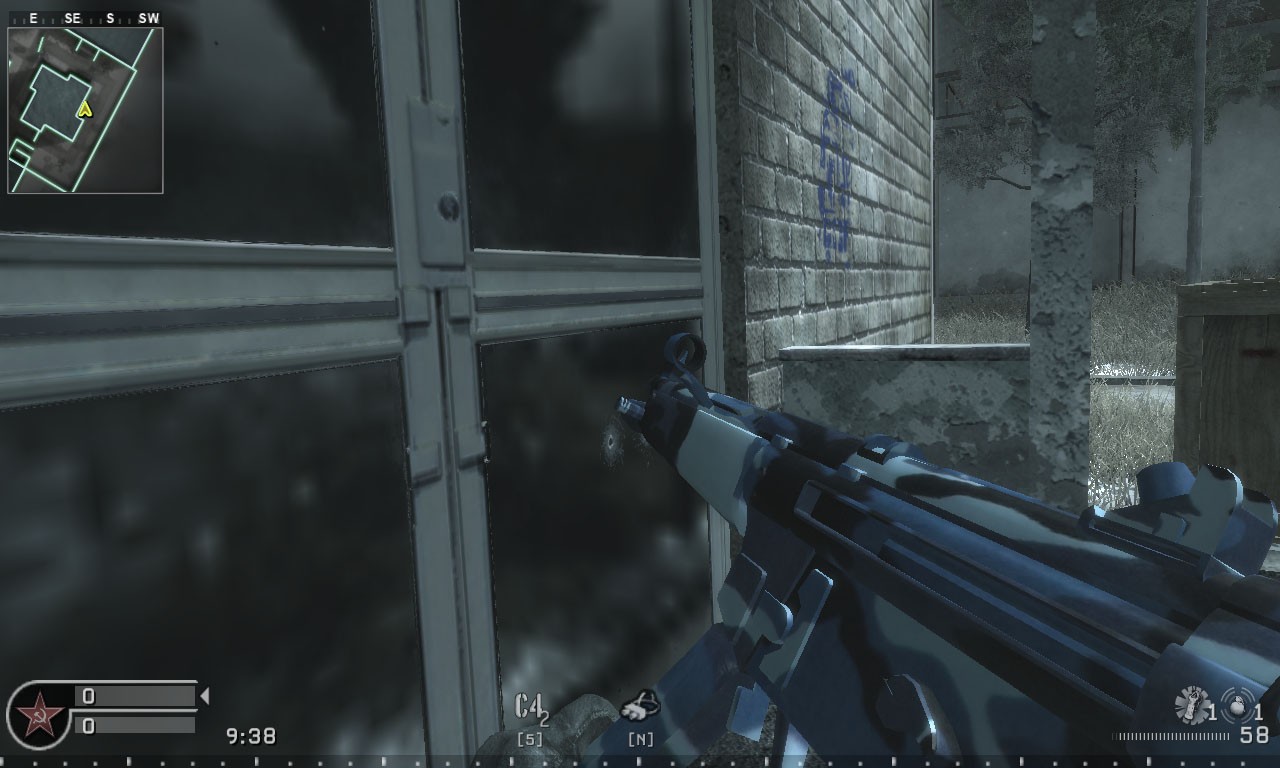 MP5 blue camo [Call of Duty 4: Modern Warfare] [Mods]