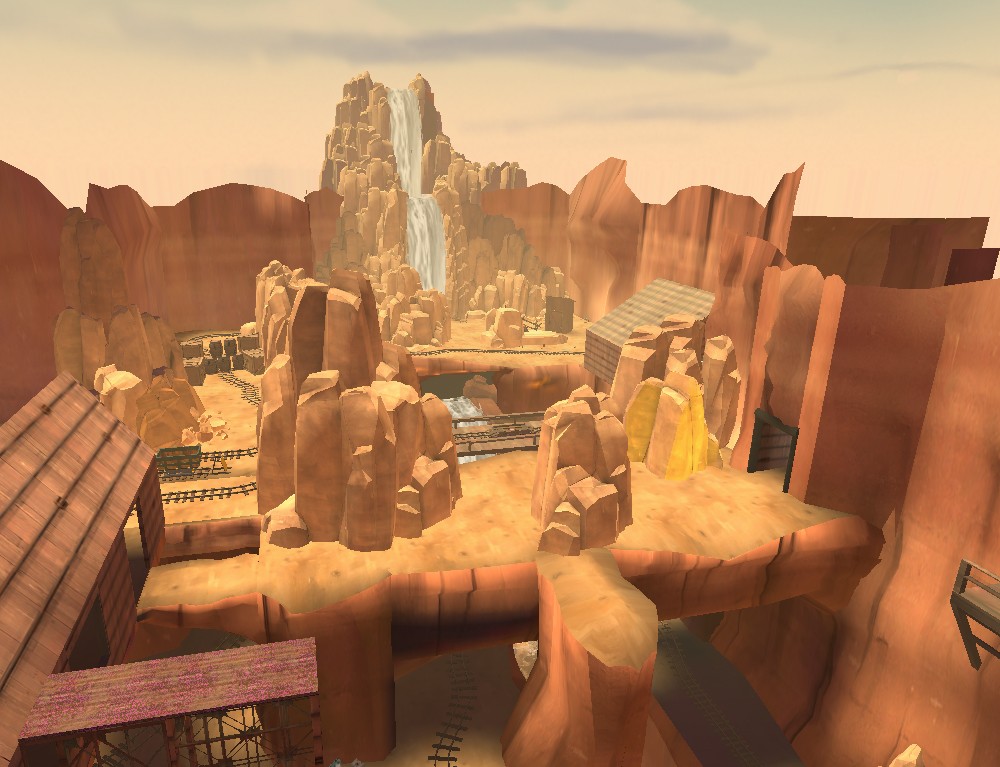 pl_gold_heist_canyon_b5 Mod for Team Fortress 2 | TF2 Mods