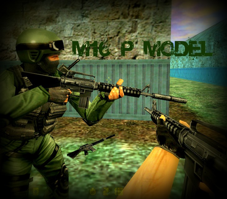 Valve Default M4 in M16 Remake! Mod for Counter-Strike 1.6 | CS1.6 Mods