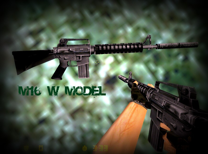 Valve Default M4 in M16 Remake! Mod for Counter-Strike 1.6 | CS1.6 Mods