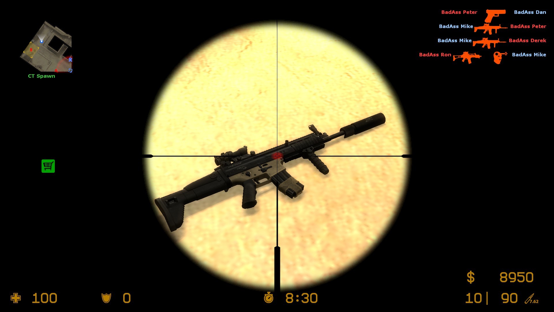 End of Days SCAR-L [Counter-Strike: Source] [Mods]