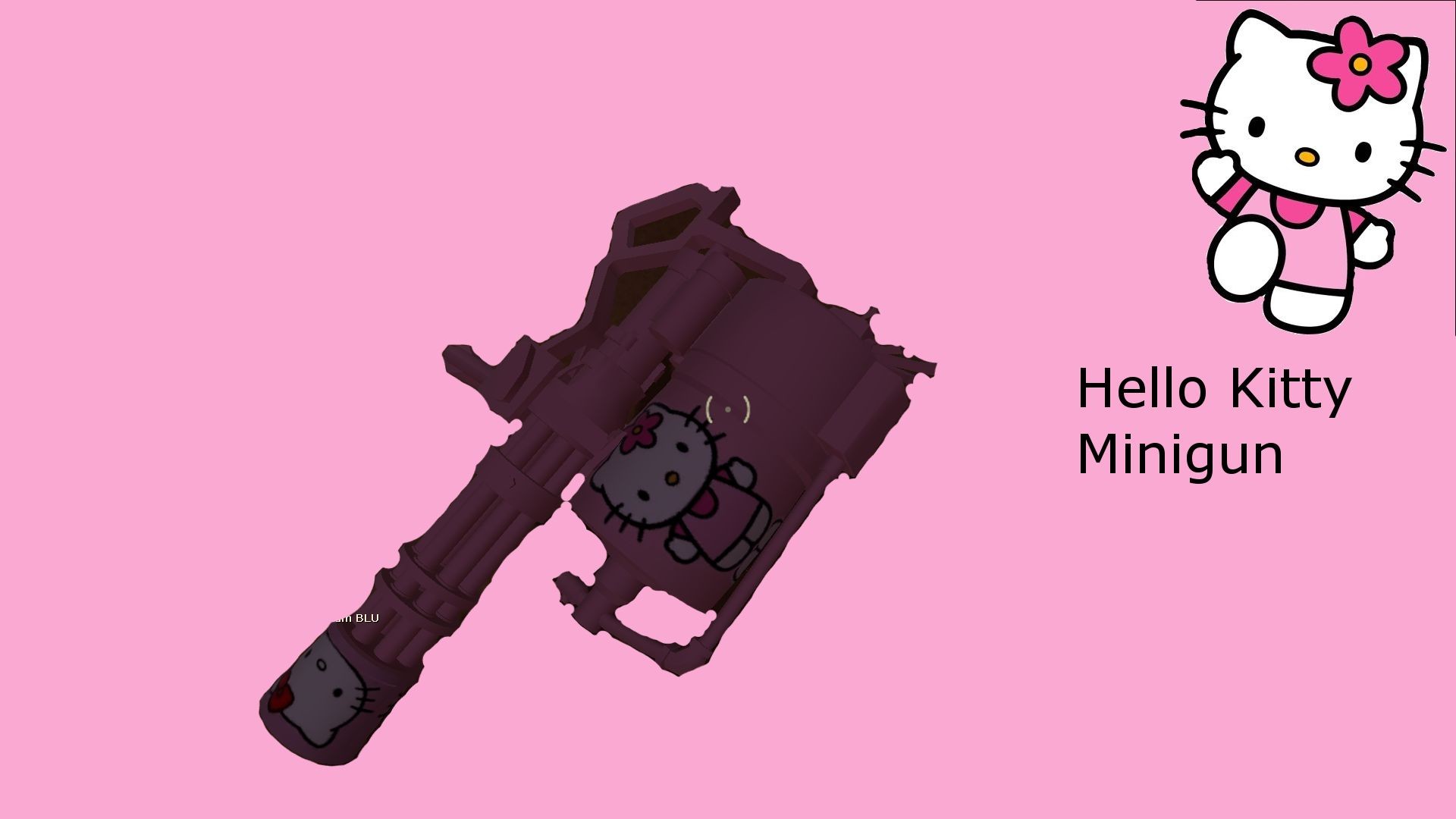 Hello Kitty Minigun [Team Fortress 2] [Mods]