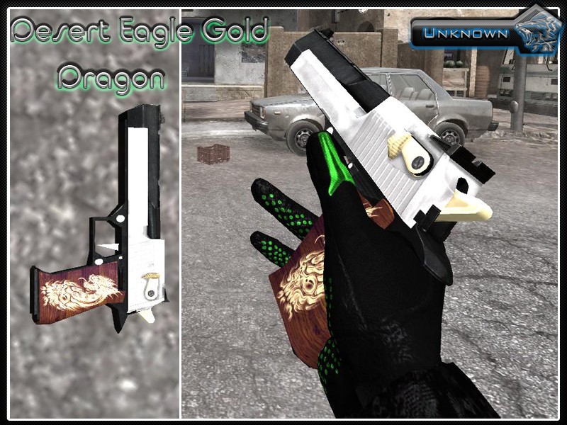 Desert Eagle Gold Dragon [Call of Duty 4: Modern Warfare] [Mods]