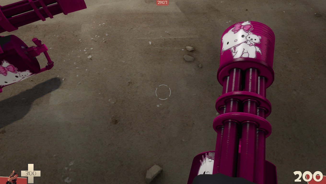 Hello Kitty Minigun - Reworked Mod for Team Fortress 2 | TF2 Mods