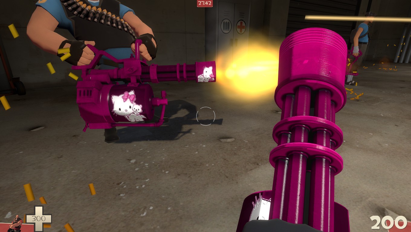 Hello Kitty Minigun - Reworked Mod for Team Fortress 2 | TF2 Mods