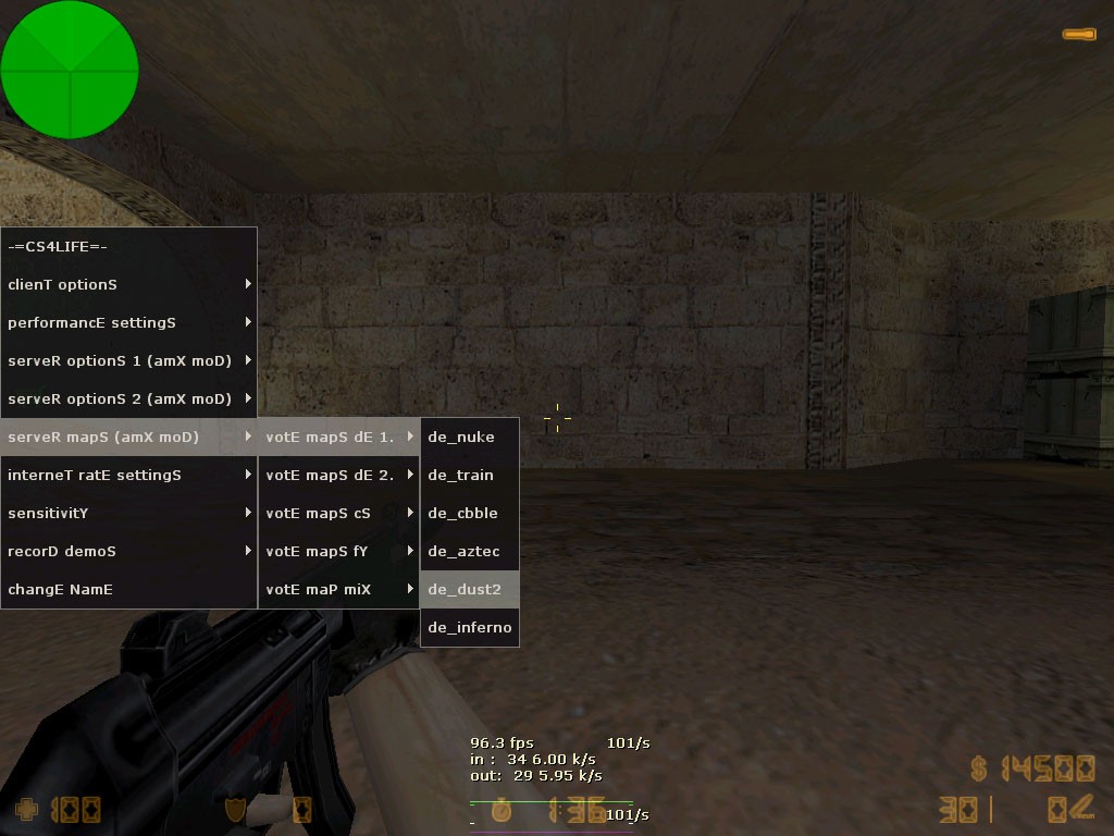 Dark_GUI Mod for Counter-Strike 1.6 | CS1.6 Mods