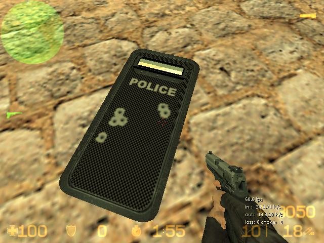 Police Shield V.2 Mod for Counter-Strike 1.6 | CS1.6 Mods