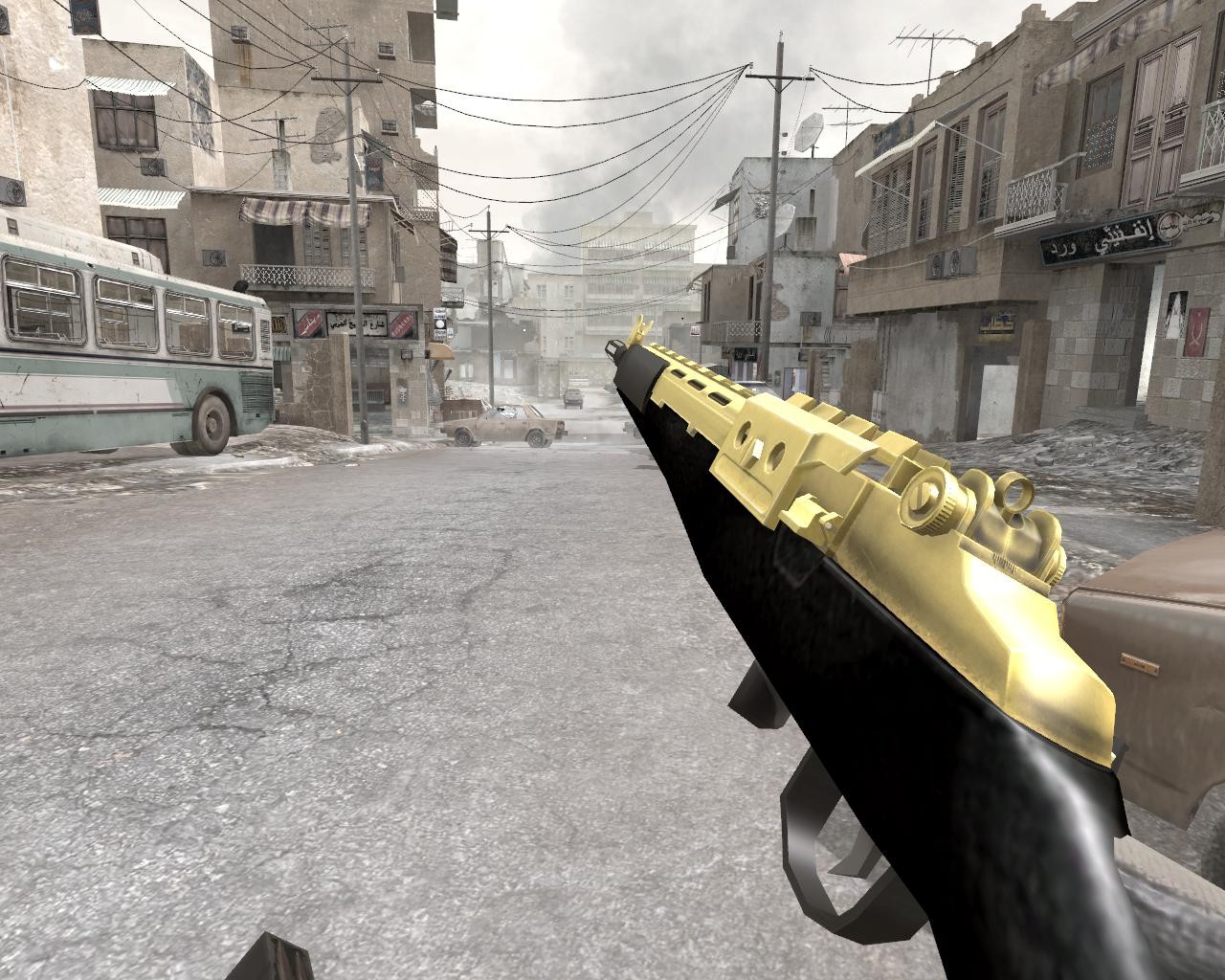 M14 Black&Gold [Call of Duty 4: Modern Warfare] [Mods]